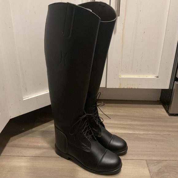 Vintage | Shoes | New Devon Aire Nouvelle Vintage Tall Black Leather ...